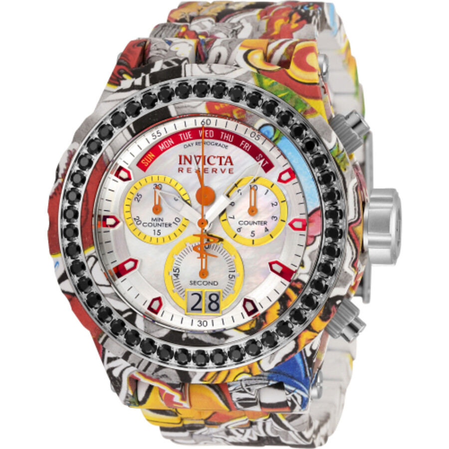 Invicta Subaqua Chronograph Date Quartz White Dial Men's Watch 34257 ...
