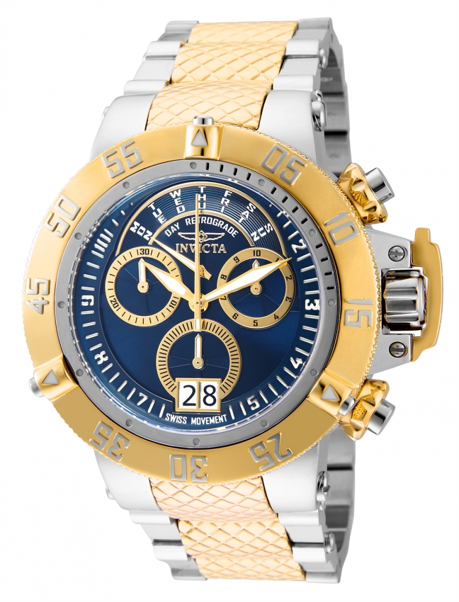 Invicta Subaqua Chronograph Quartz Blue Dial Men's Watch 31883 ...