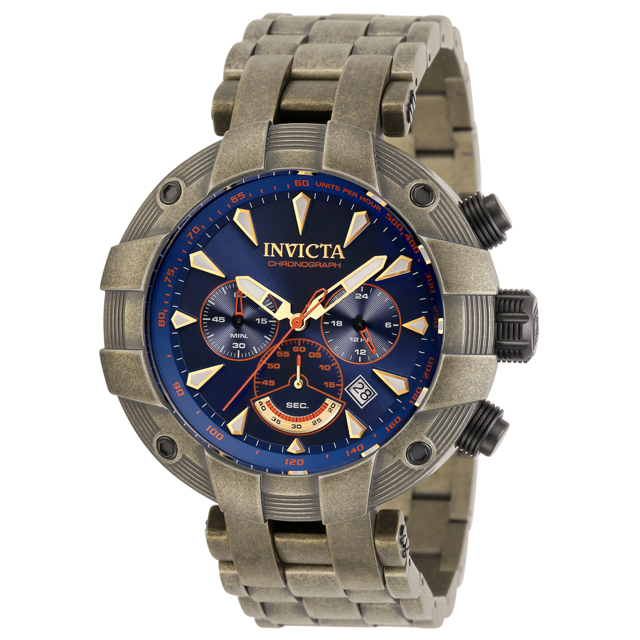 Invicta Subaqua Chronograph Quartz Blue Dial Men's Watch 32221 ...