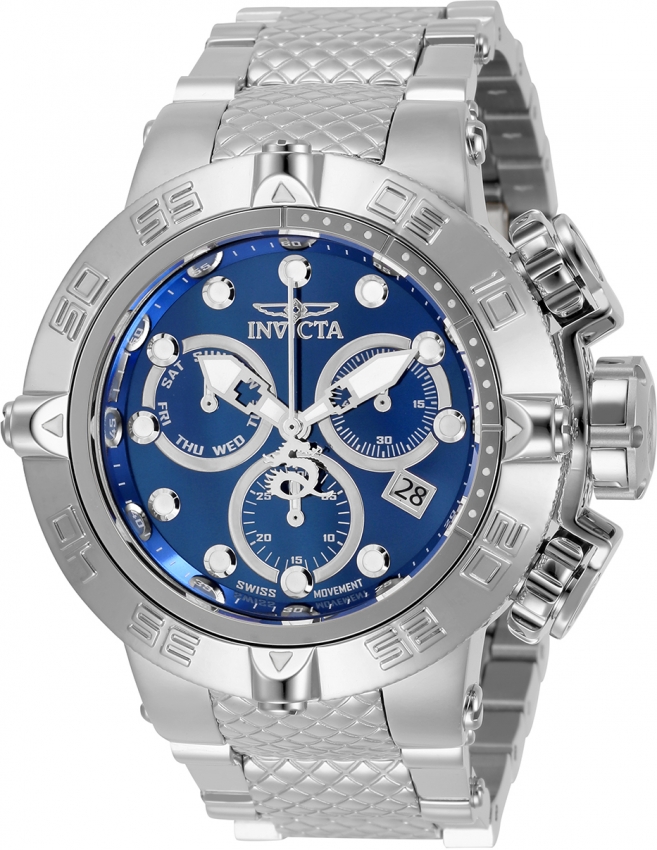 Invicta Subaqua Chronograph Quartz Blue Dial Men's Watch 32972 ...