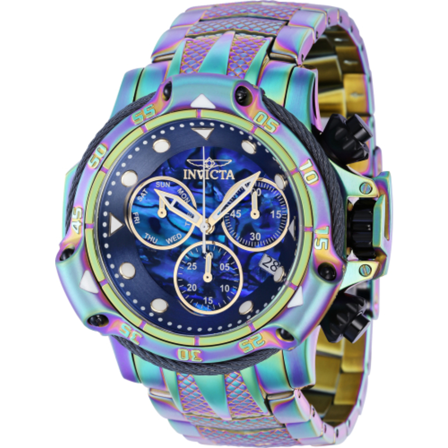 Invicta Subaqua Chronograph Quartz Blue Dial Men's Watch 38330 ...