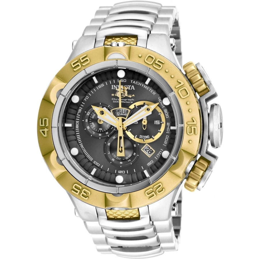 Invicta Subaqua Chronograph Quartz Gunmetal Dial Men's Watch 15924 ...