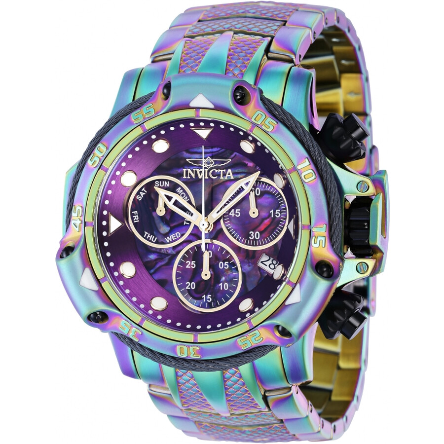 Invicta Subaqua Chronograph Quartz Purple Dial Men's Watch 38329 ...