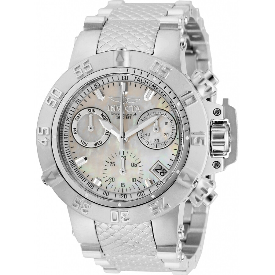 Invicta Subaqua Chronograph Quartz White Dial Ladies Watch 30477 ...