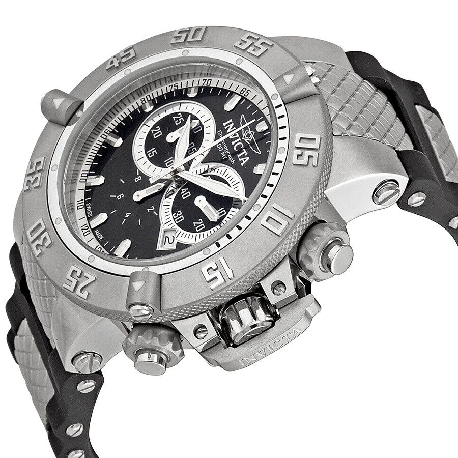Invicta Subaqua Chronograph Black Dial Men's Watch 5511 - Subaqua ...