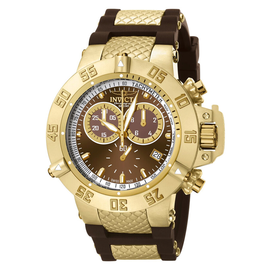 Invicta Subaqua Collection Gold-Tone Chronograph Men's Watch 5516 ...