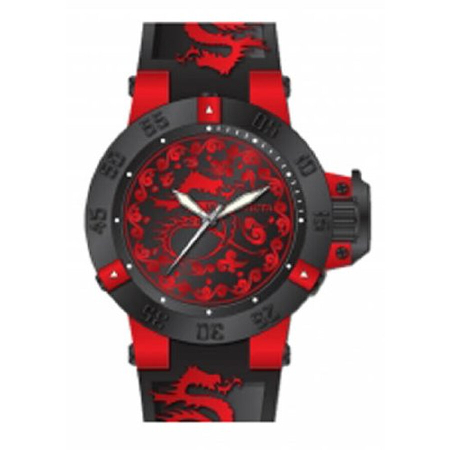 Invicta Subaqua Dragon Dynasty Red and Black Dial Men's Watch 11540 ...