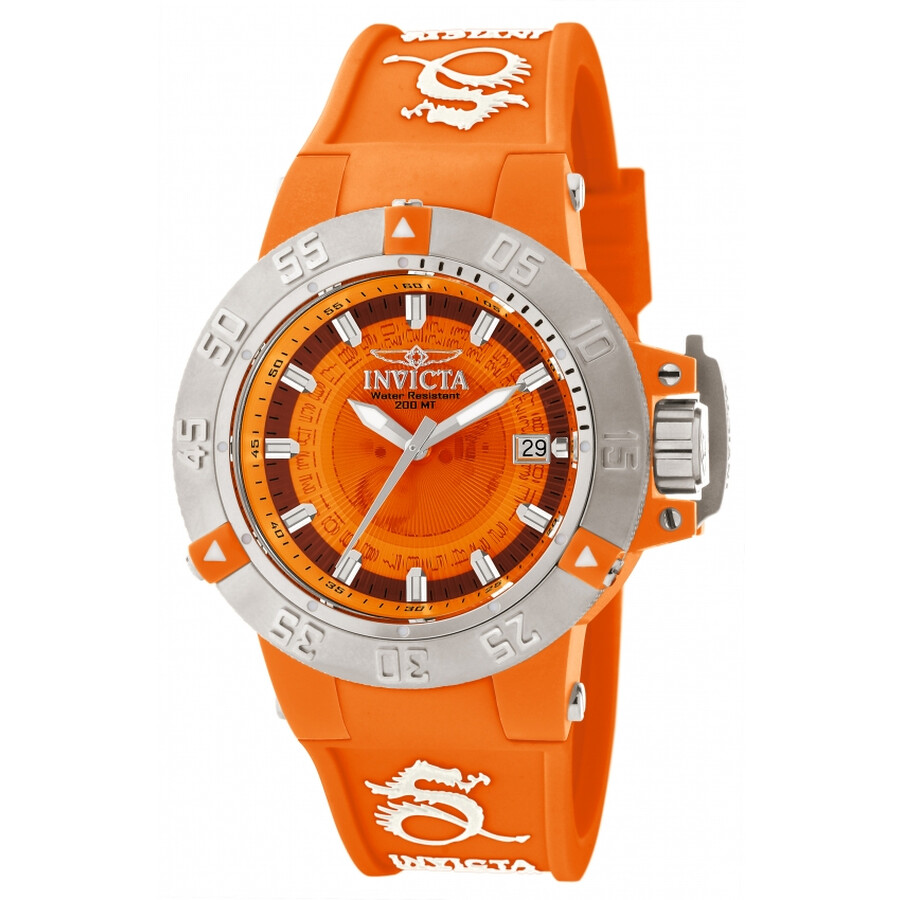 Invicta Subaqua Orange Dial Ladies Watch 10109 886678101092 - Watches ...