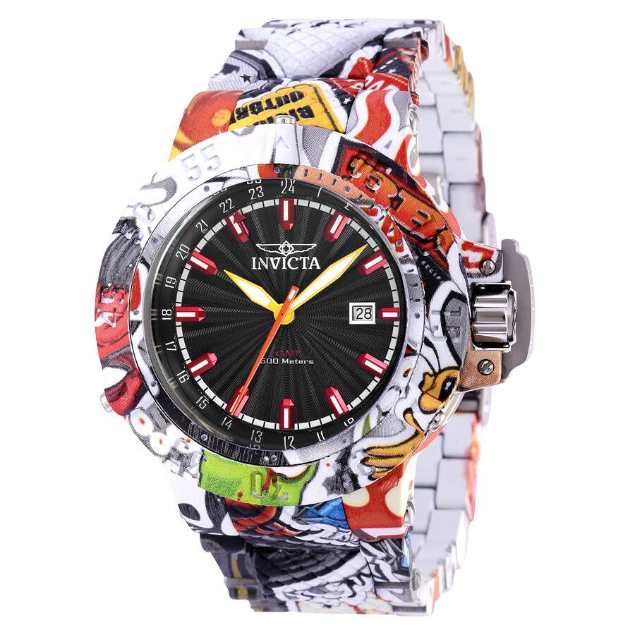 Invicta Subaqua Zager Exclusive Quartz Black Dial Men's Watch 36745 ...
