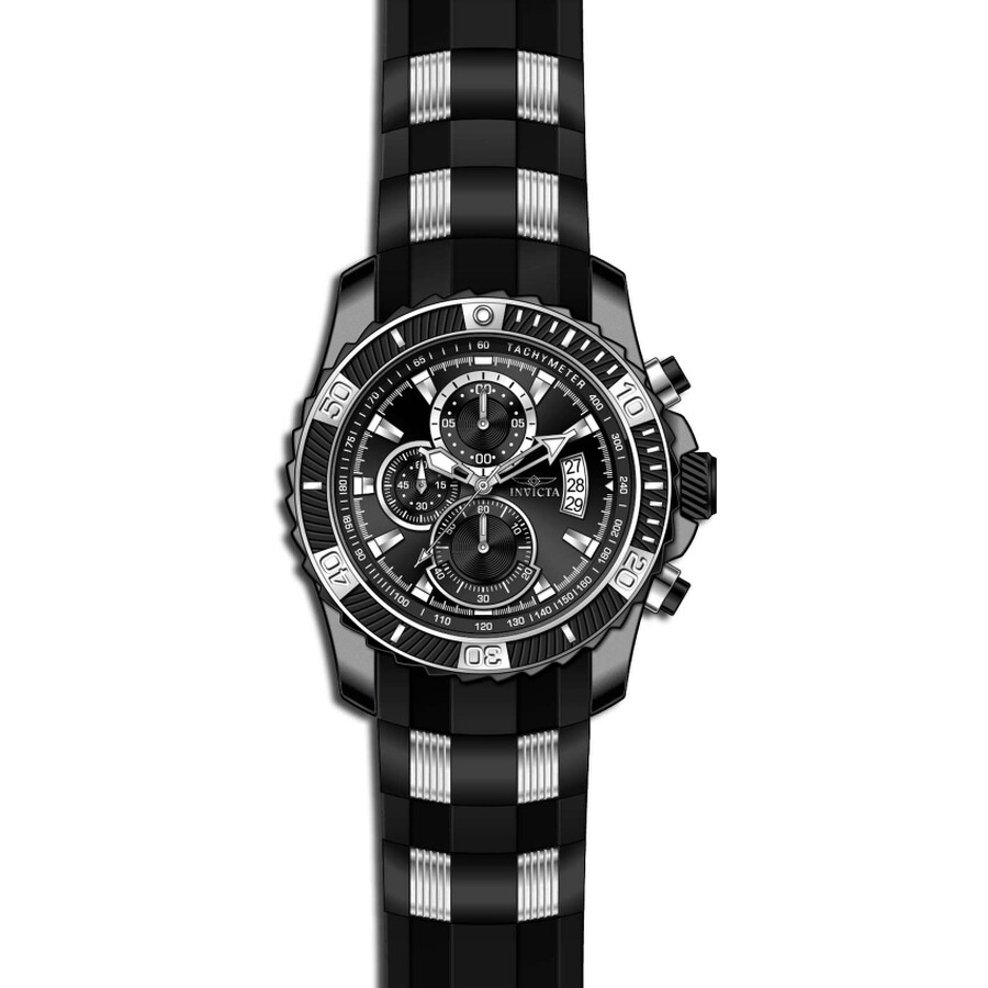 Invicta TI-22 Chronograph Black Dial Men's Watch 22455 886678274802 ...