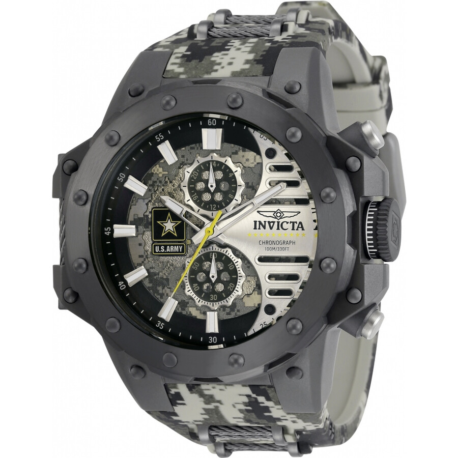 Invicta U.S. Army Quartz Camouflage Dial Men's Watch 32983 886678388622 ...