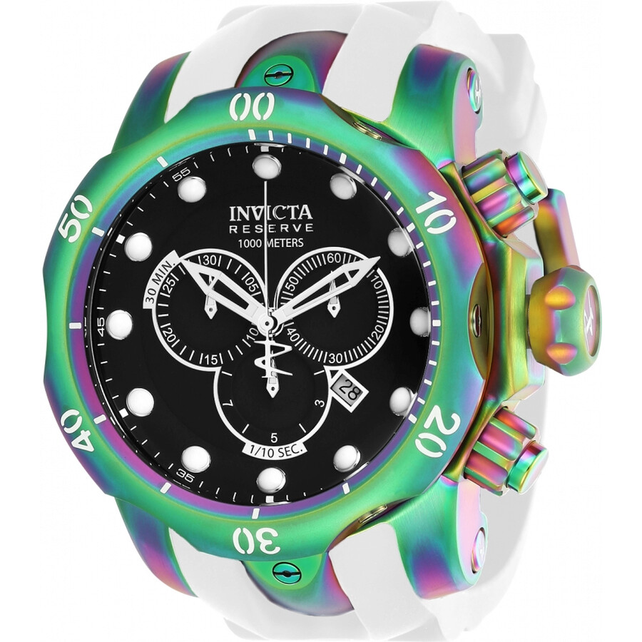 Invicta Venom Chronograph Black Dial Men's Watch 24061 886678292301 ...