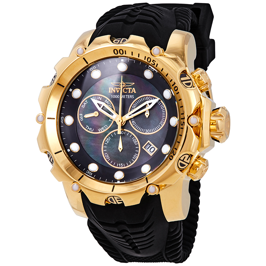 Invicta Venom Chronograph Black Dial Men's Watch 26244 886678316380 ...