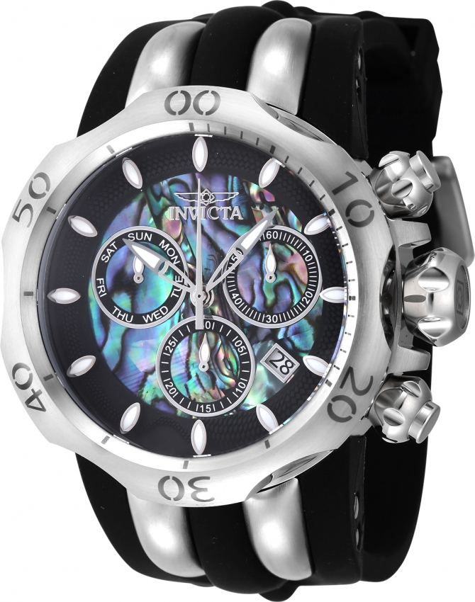 Invicta Venom Chronograph Date Quartz Blue Dial Men's Watch 46466 ...