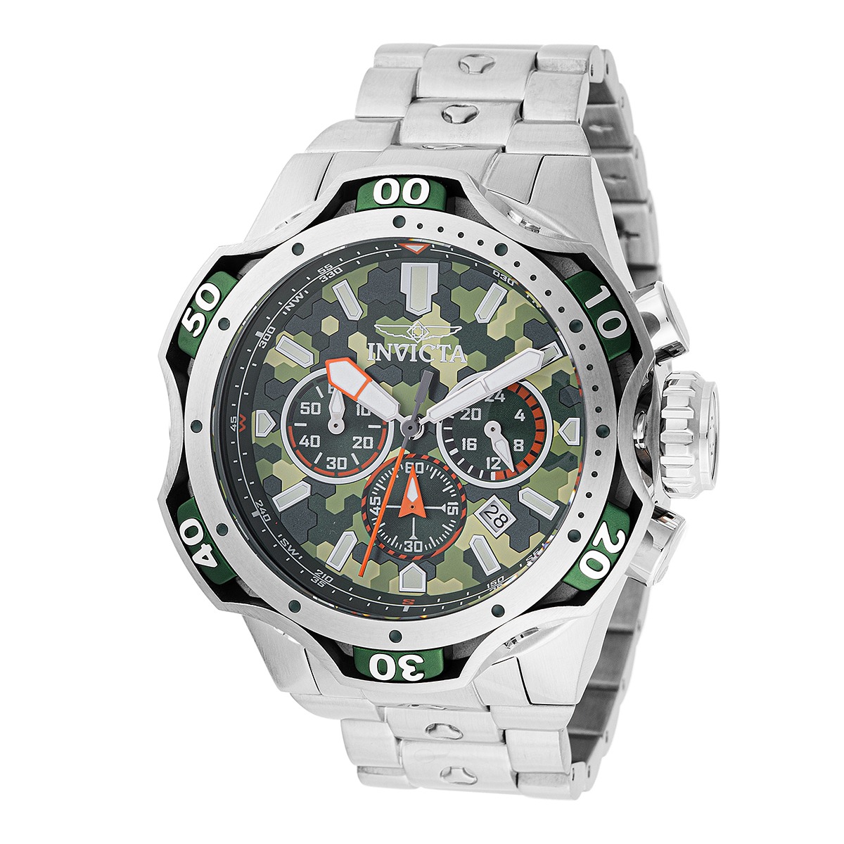 Invicta Venom Chronograph GMT Date Quartz Men's Watch 47755 ...