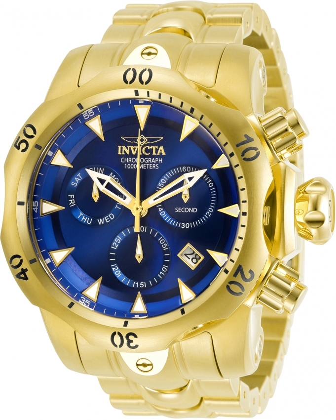 Invicta Venom Chronograph Quartz Blue Dial Men's Watch 29643 ...