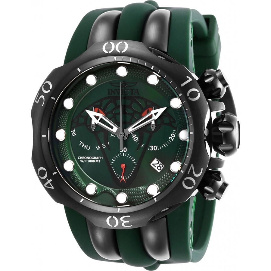 Invicta Venom Viper Chronograph Green Dial Men's Watch 28386 ...