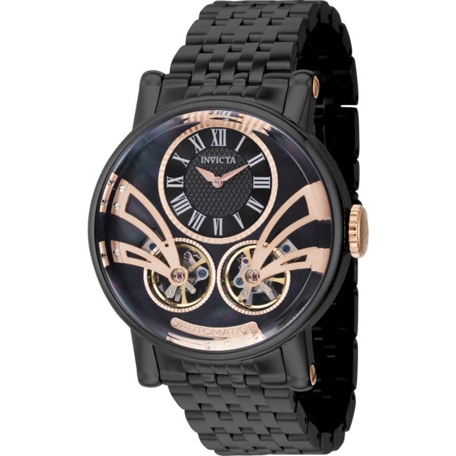 Invicta Vintage Automatic Black Dial Men's Watch 43746 886678580309 ...