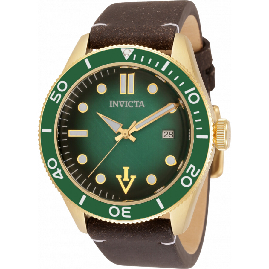 Invicta Vintage Automatic Green Dial Men's Watch 33516 886678397952 ...