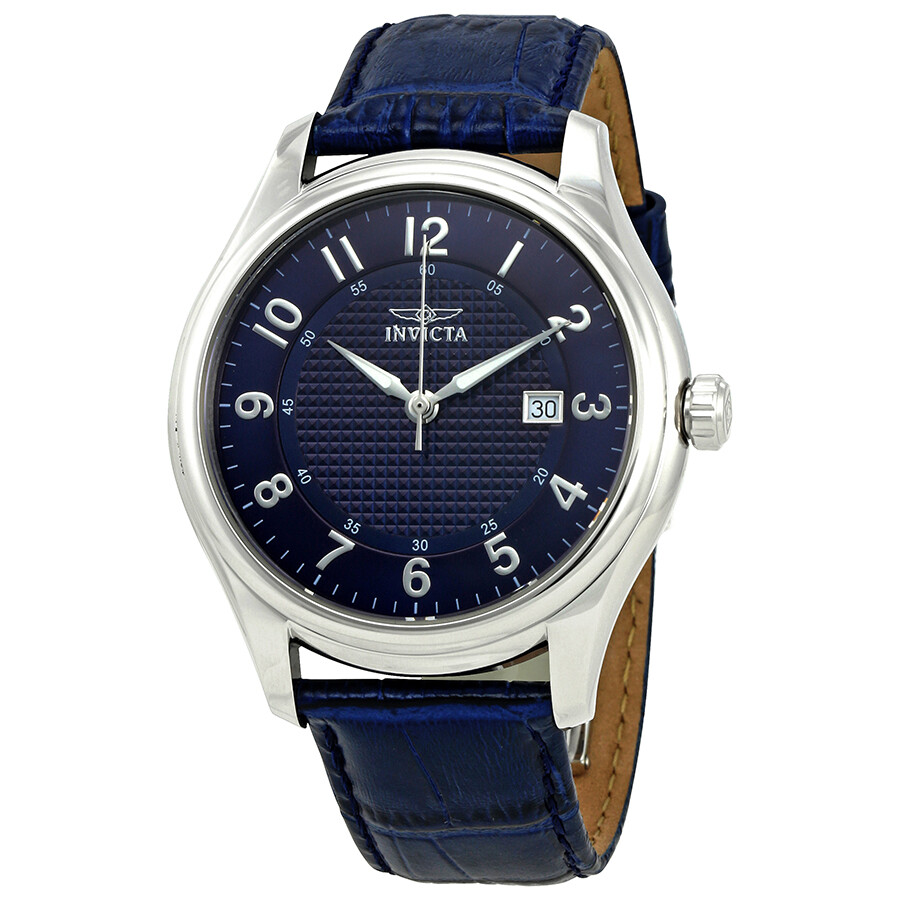 Invicta Vintage Blue Textured Dial Men's Watch 23017 886678281213 ...