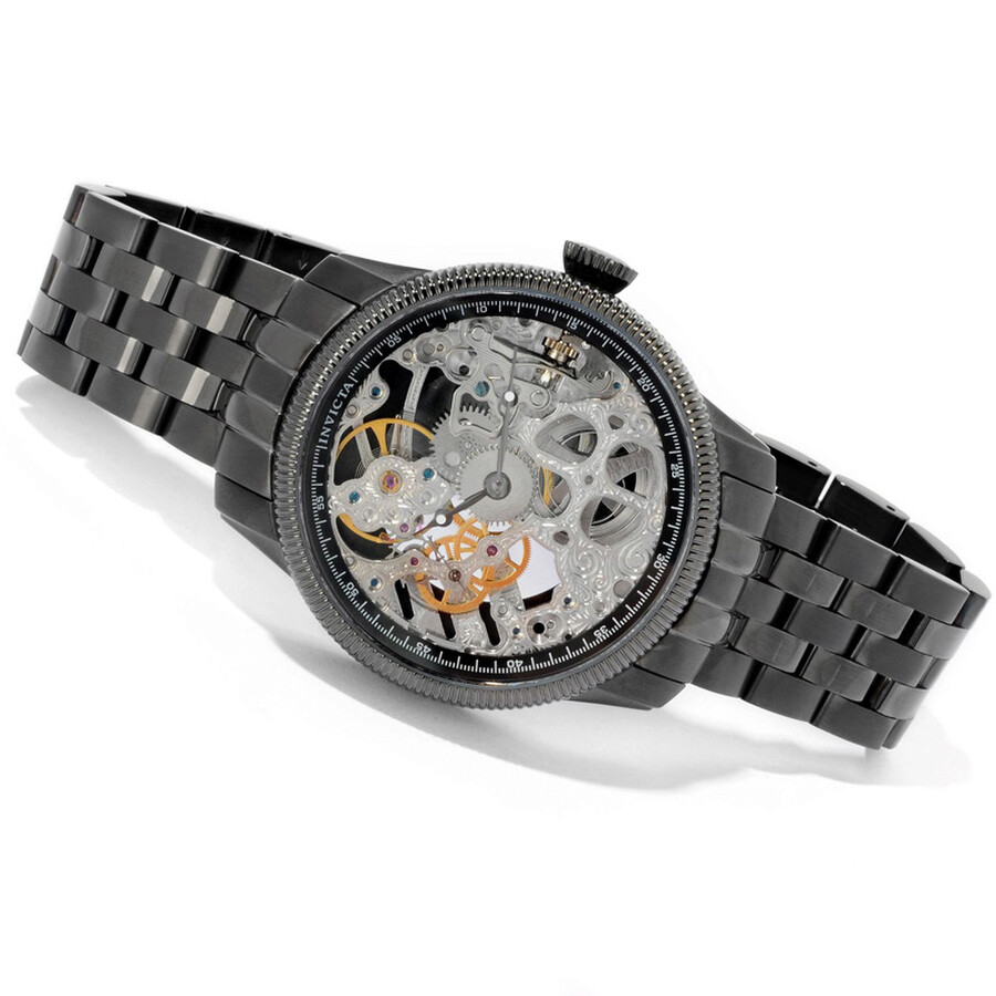 Invicta Vintage Collection Mechanical Skeleton Dial Men's Watch 0570 ...