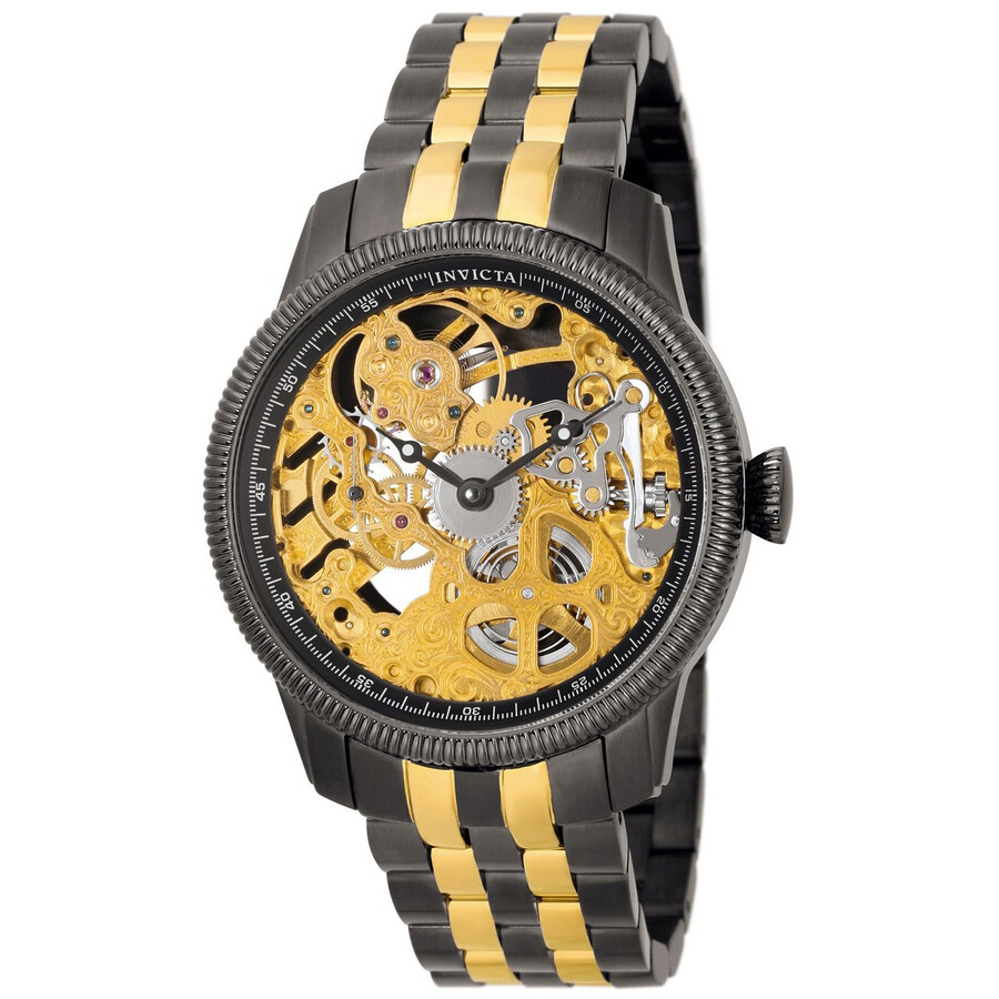 Invicta Vintage Gold Dial Men's Watch 0568 843836005685 - Watches ...