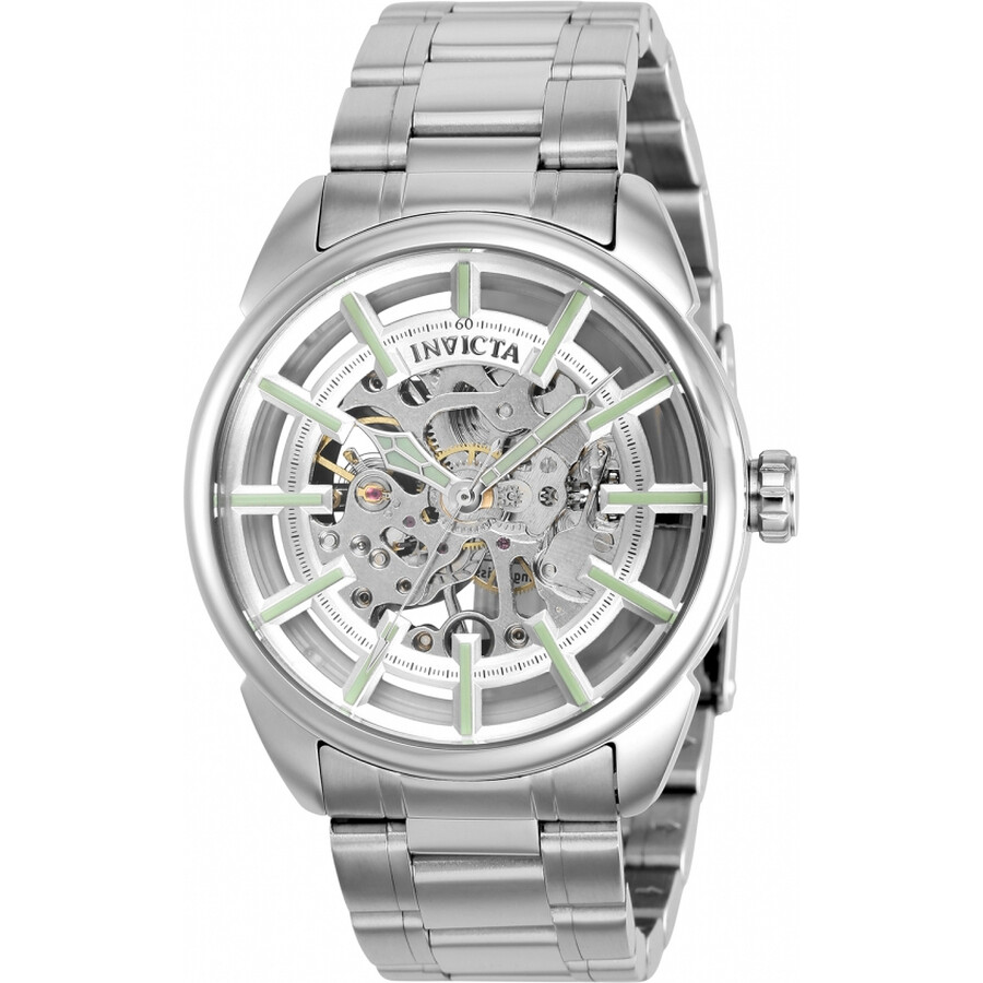 Invicta Vintage Hand Wind Silver Dial Men's Watch 37925 886678516582 ...