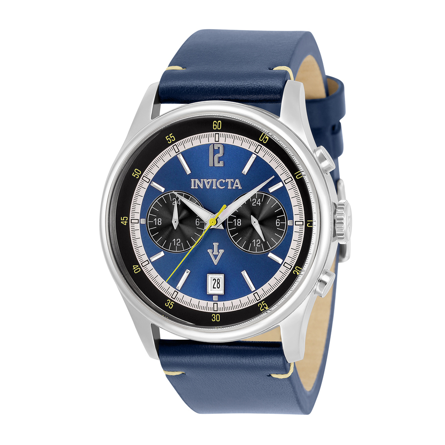 Invicta Vintage Quartz Blue Dial Men's Watch 33505 886678397846 ...