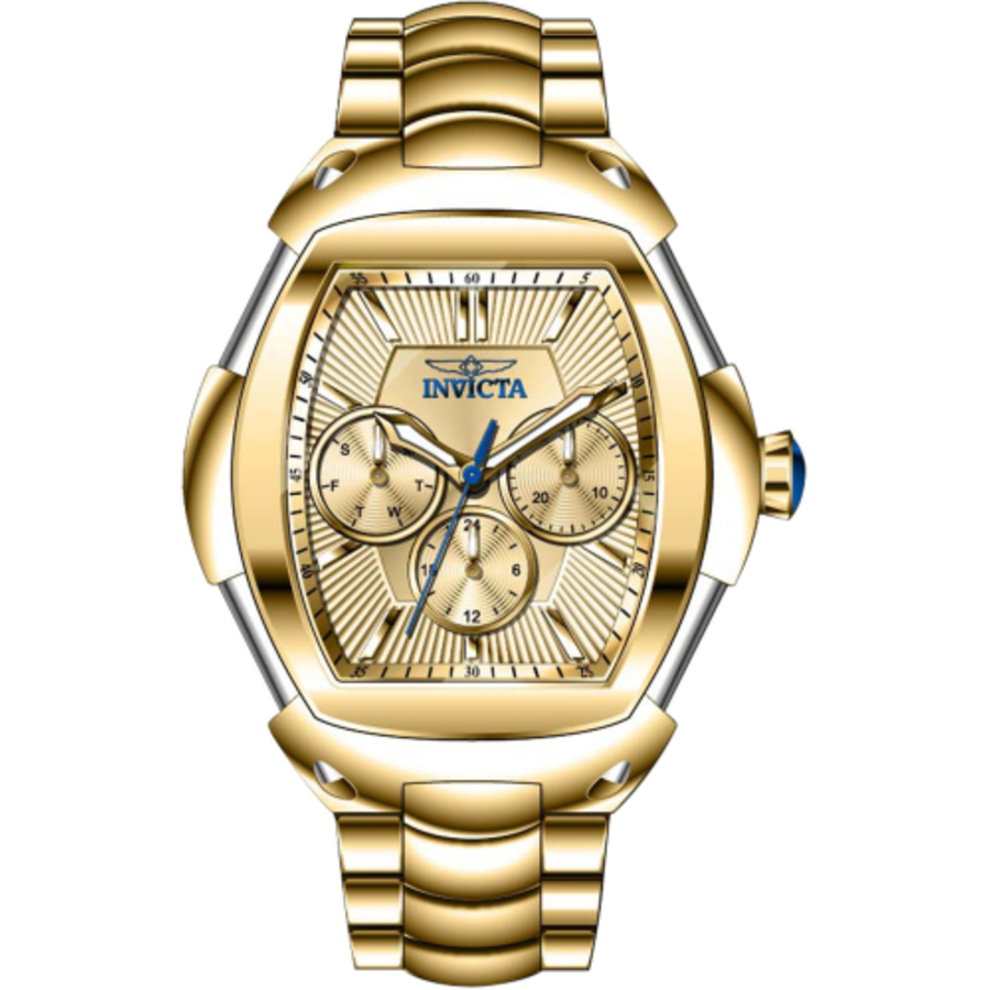 Invicta Vintage Quartz Gold Dial Ladies Watch 41607 886678556922 ...