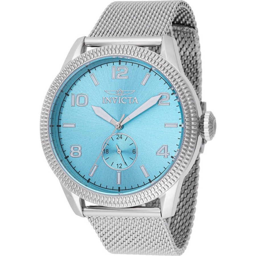 Invicta Vintage Quartz Light Blue Dial Men's Watch 48914 886678656509 ...