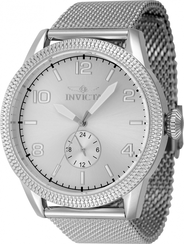 Invicta Vintage Quartz Silver Dial Men's Watch 47133 886678624430 ...