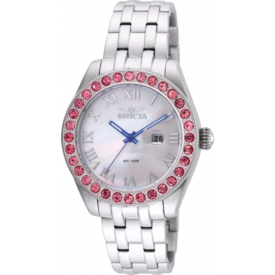 Invicta Wildflower Pink Crystal Ladies Watch 22876 886678279531 ...