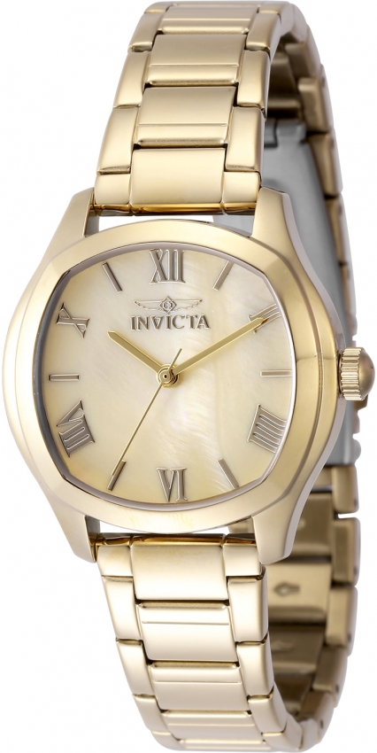 Invicta Wildflower Quartz Gold Dial Ladies Watch 48235 886678643165 ...