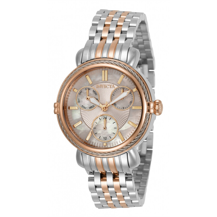 Invicta Wildflower Quartz White Dial Ladies Watch 30870 886678365654 ...