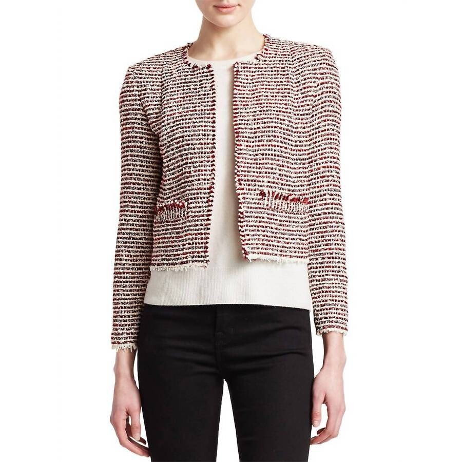 Iro Ladies Riona Jacket Red/White, Size 34 126447-Red/White-34 ...