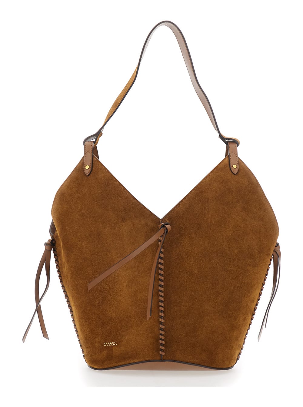 Isabel Marant Tampa Brown Shoulder Bag With Single Shoulder Strap ...