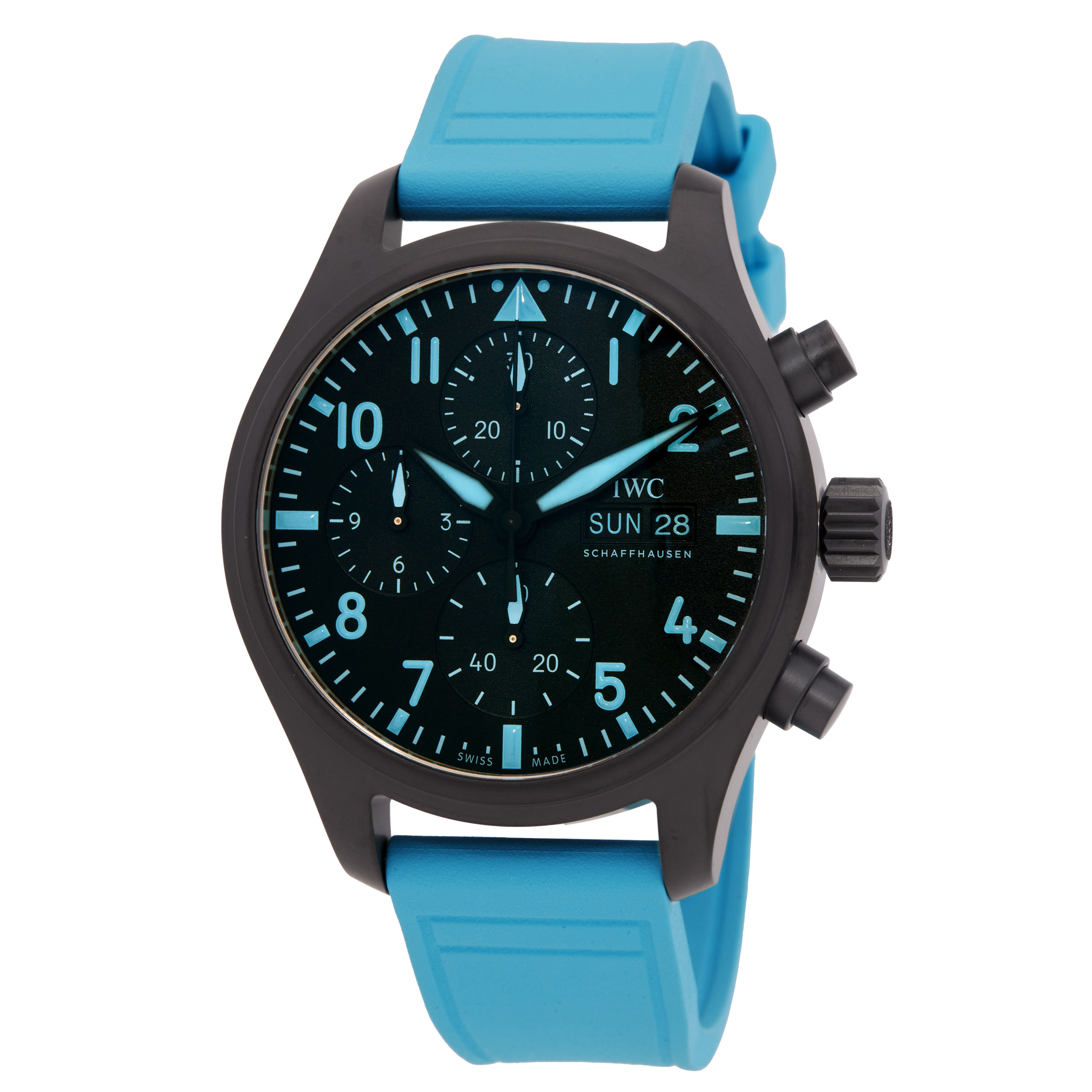IWC Limited Edition Pilot's George Russell Chronograph Automatic Black ...