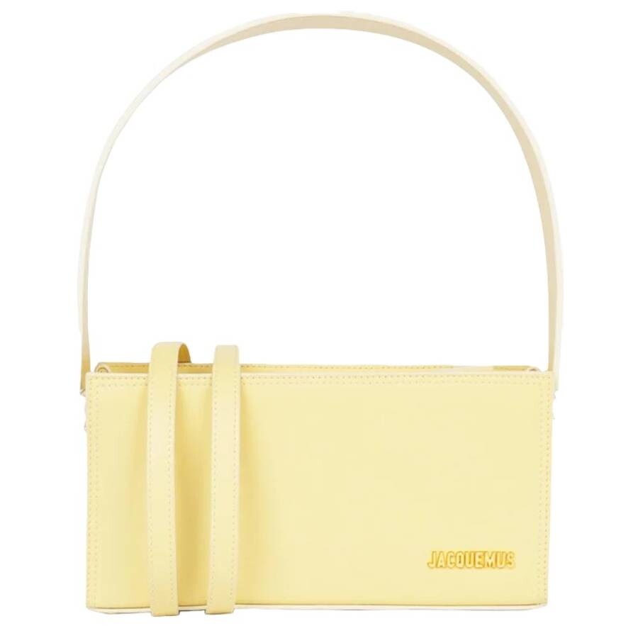 Jacquemus Light Yellow Leather Le Rectangle Shoulder Bag 221BA018 3005 210 - Handbags, Jacquemus ...