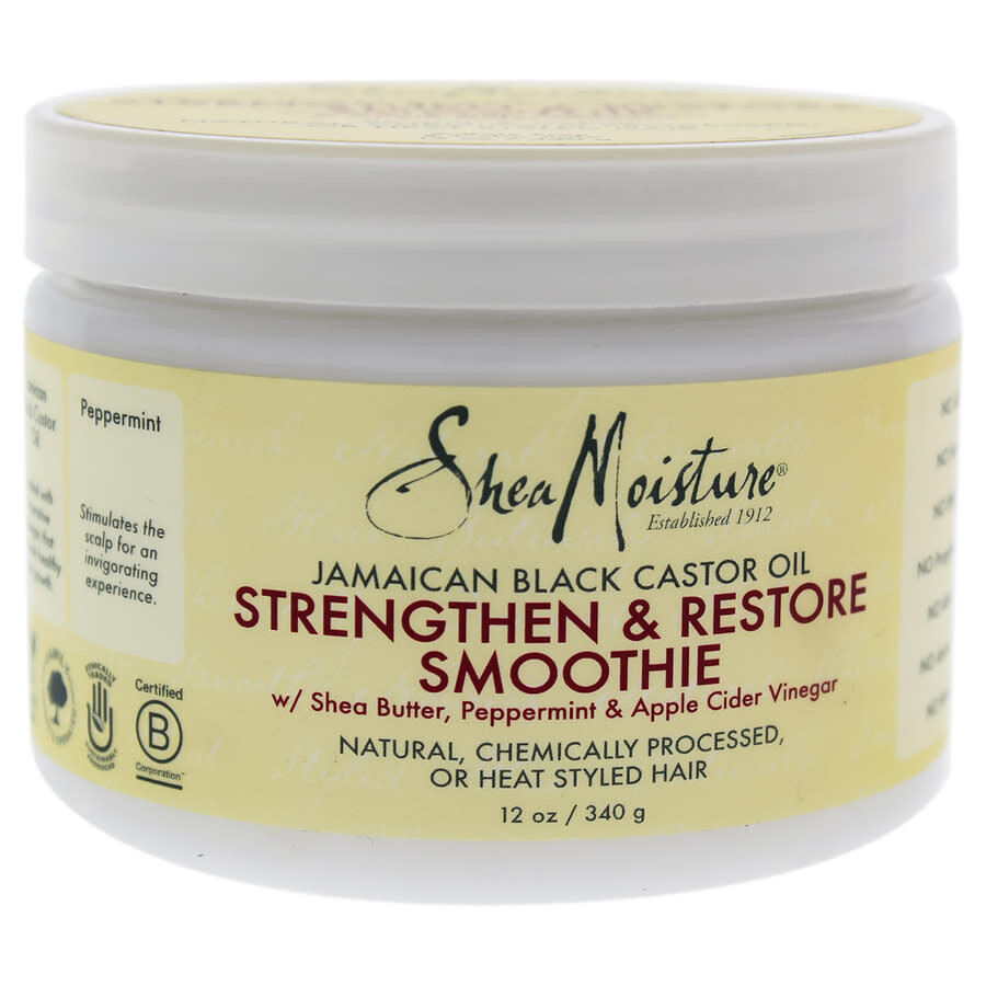 Shea Moisture Jamaican Black Castor Oil Strengthen Restore Smoothie ...