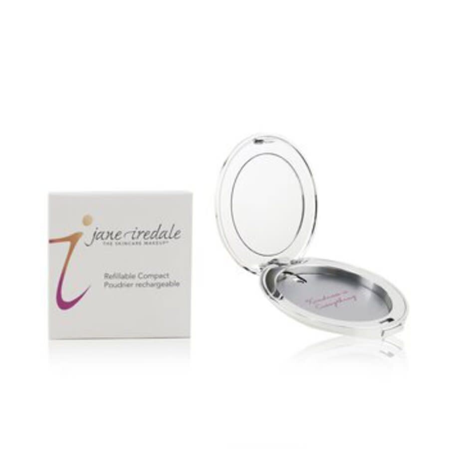 Jane Iredale - Refillable Compact (Empty Case) - Silver 1pc ...