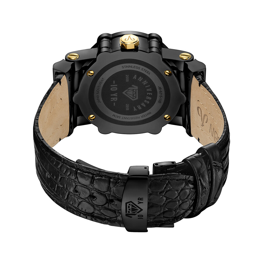 JBW Men's 10 YR Anniversary Phantom 1.96 ctw Diamond & Chronograph ...