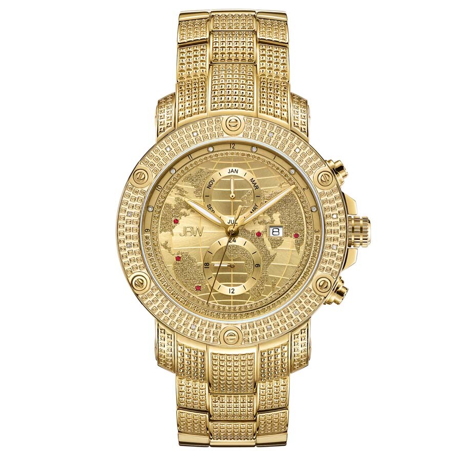 JBW Veyron Gold Dial Men's Watch J6360C 738964029552 - JBW, Veyron ...