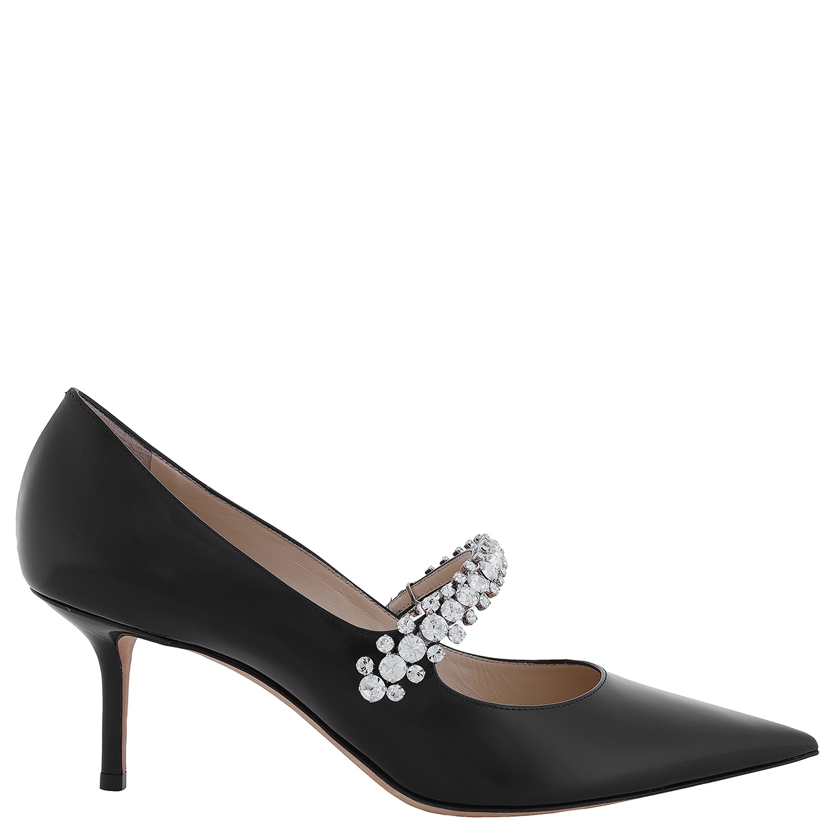 Jimmy Choo Crystal Embellished Heel Shoe, Brand Size 40 (US Size 10 ...