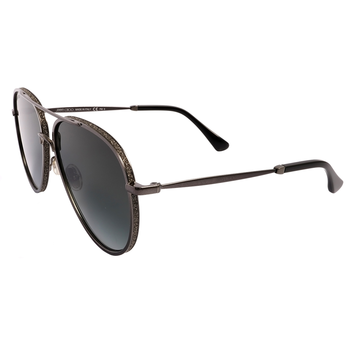 Jimmy Choo Dark Grey Gradient Pilot Sunglasses 201697807599O ...