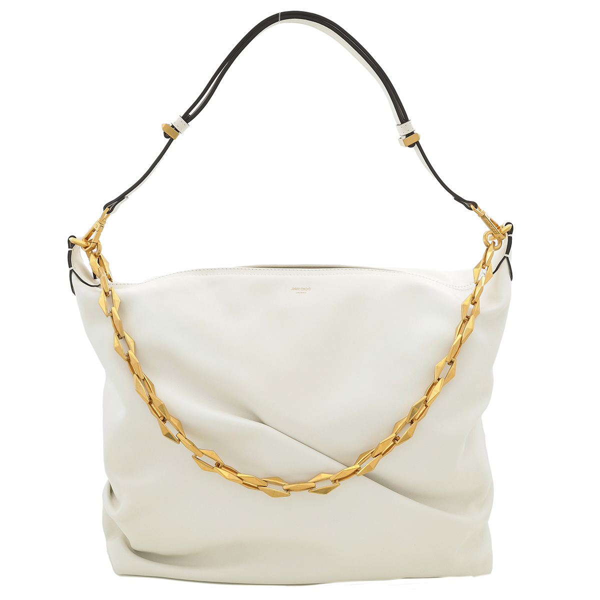 Jimmy Choo Diamond Soft Hobo Shoulder Bag DIAMOND SOFT HOBO/M-LATTE ...