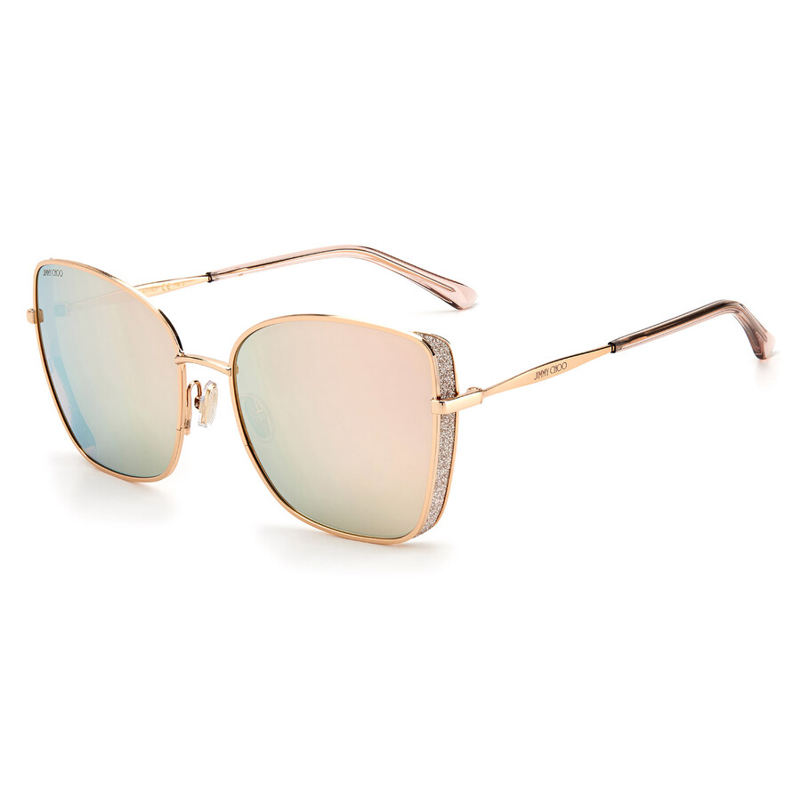 Jimmy Choo Multilayer Gold Butterfly Ladies Sunglasses ALEXIS/S 0DDB/SQ 59 716736352213 ...