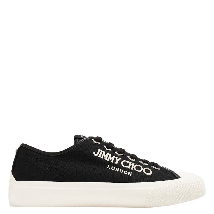 Jimmy Choo Palma Low-Top Canvas Sneakers, Brand Size 41 (US Size 8 ...