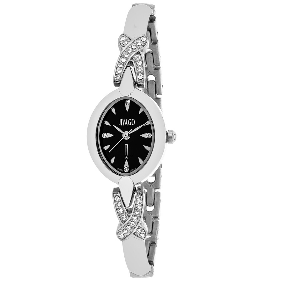 Jivago Via Quartz Black Dial Ladies Watch JV3610 641612953768 - Watches ...