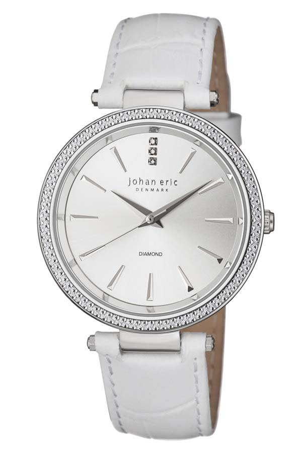 Johan Eric Fredericia White Dial Ladies Watch JE-F1000-04-001 ...