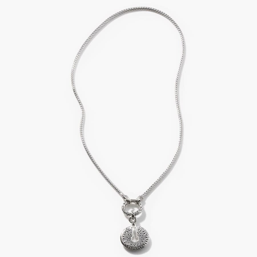John Hardy Classic Chain Radial Amulet Connector Pendant Necklace ...